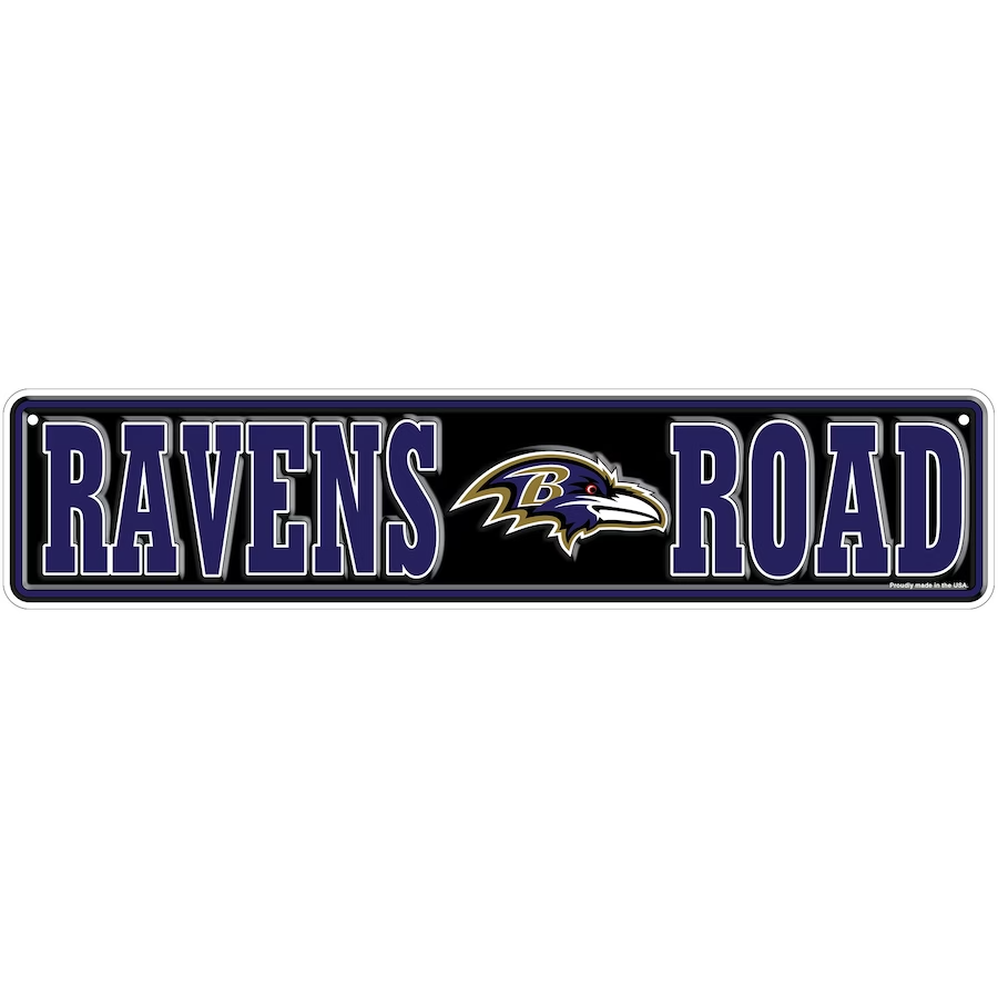 Letrero Metálico NFL Team Boulevard Ravens – FANS SHOP